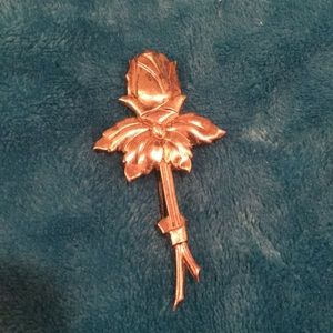 Jewelry | Vintage Sterling Silver Vermeil Floral Pin | Poshmark